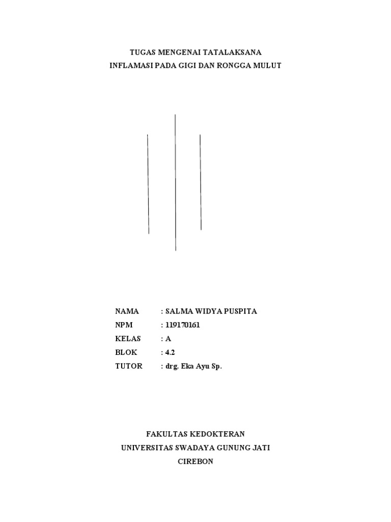 SALMA WIDYA PUSPITA - TUGAS Drg. Eka Ayu | PDF