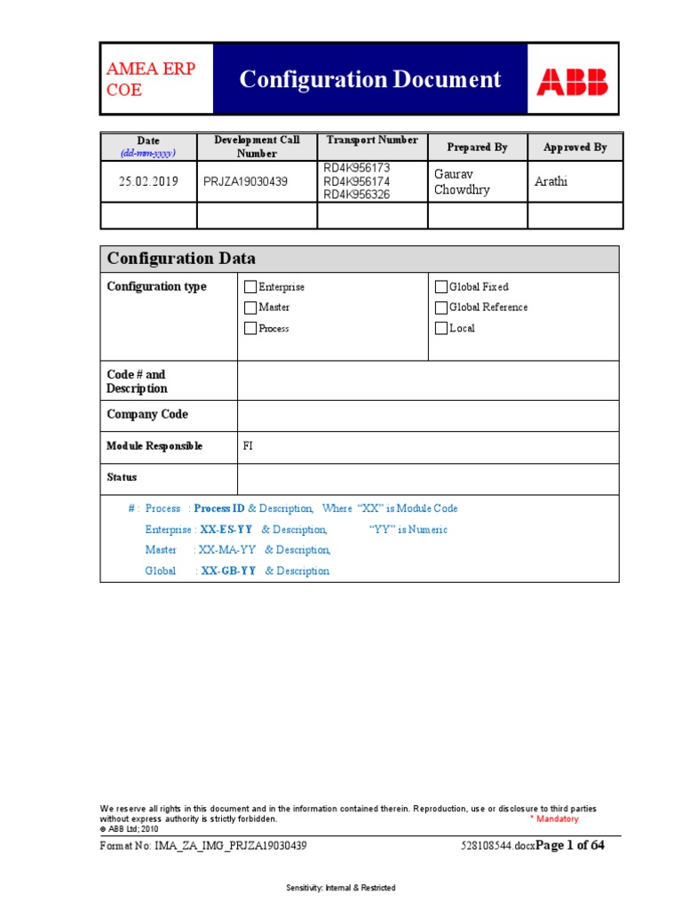 Readsoft Configuration Document | PDF | Accounts Payable | Enterprise ...
