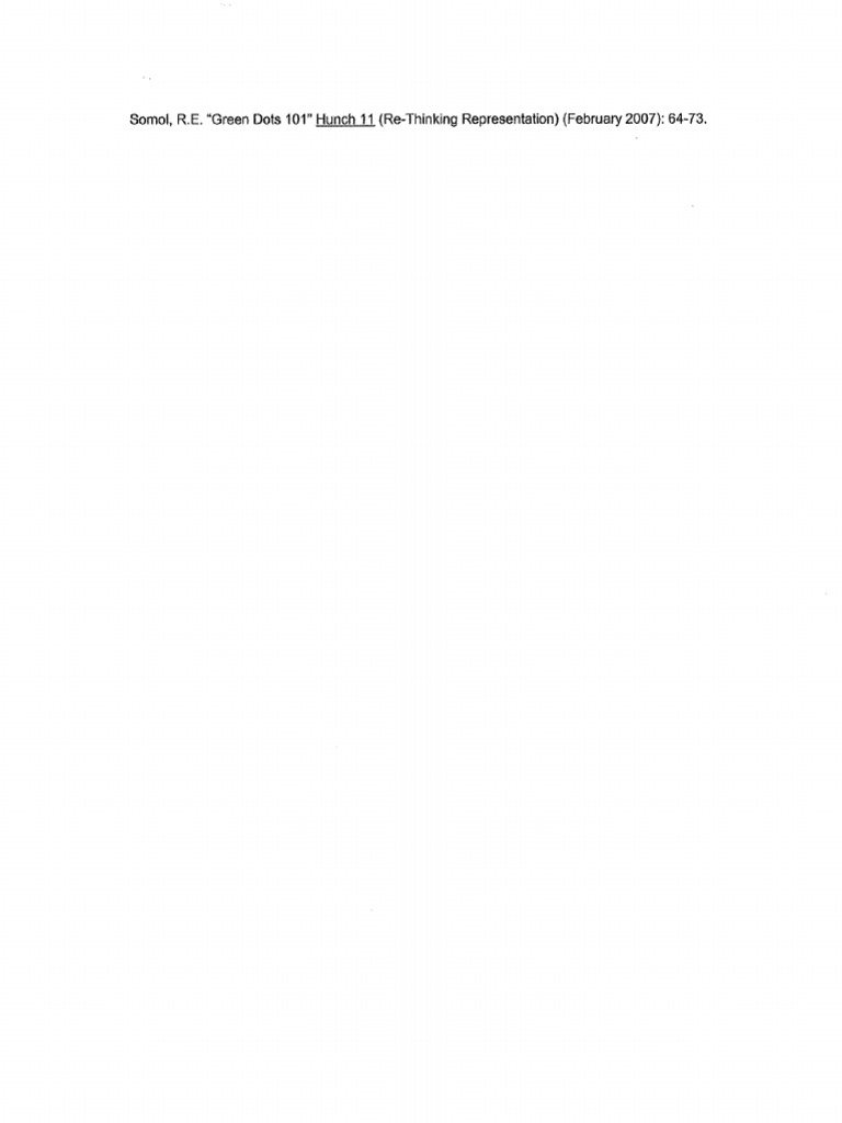 Somol Connecting Green Dots 101 | PDF