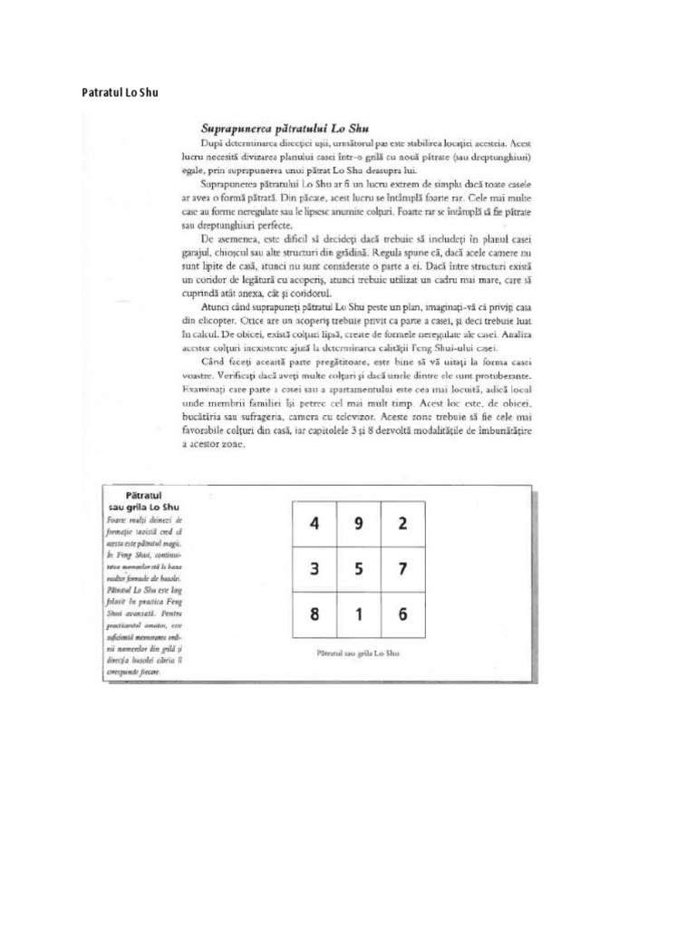Patratul Lo Shu | PDF