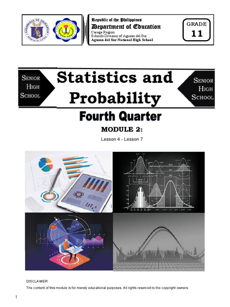 Stat and Prob Q4 M2 Digitized | PDF | Mean | Variance Stat and Prob Q4 M2 Digitized | PDF | Mean | Variance