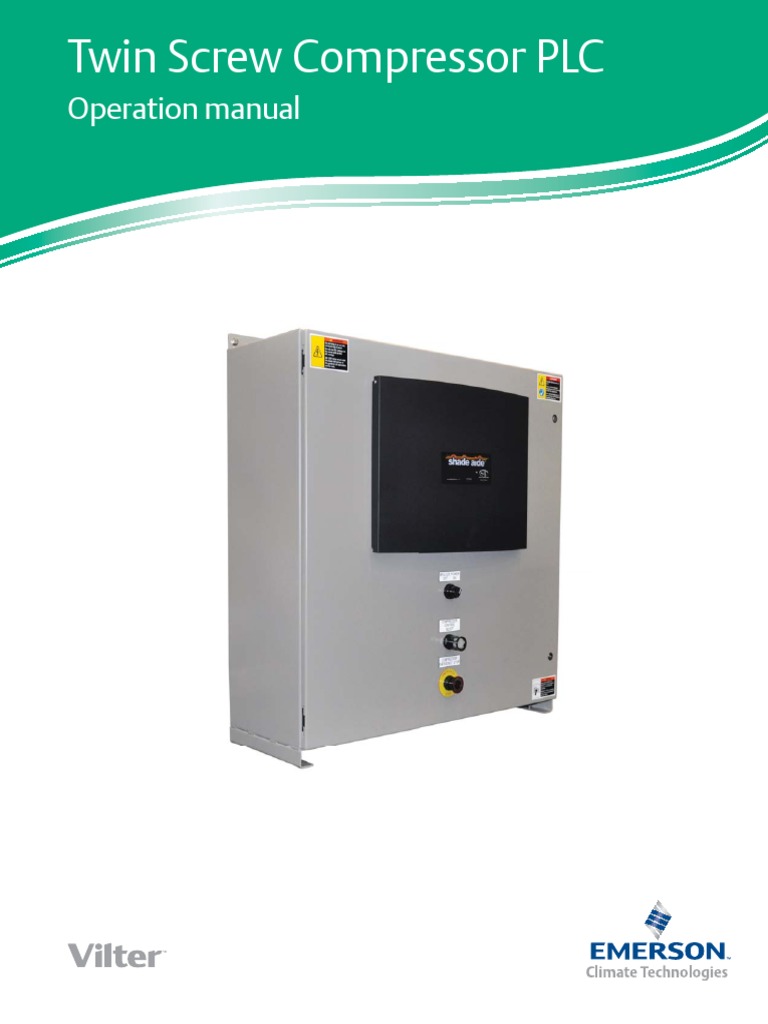 Twin Screw Compressor PLC Operation Manual (PDFDrive) | PDF | Chemical ...