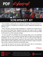 Cyberpunk Red Fillable Character Sheet | PDF | Weaponry | Leisure