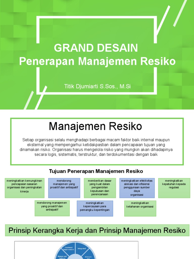 PPT Manajemen Resiko | PDF