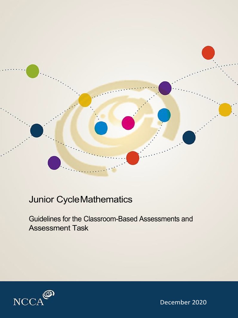 Junior Cycle Mathematics: Guidelines For The Classroom-Based ...
