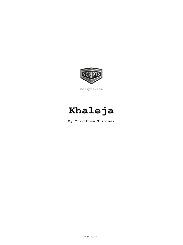 Khaleja Movie Dialogues and Themes | PDF | Shiva | Nature