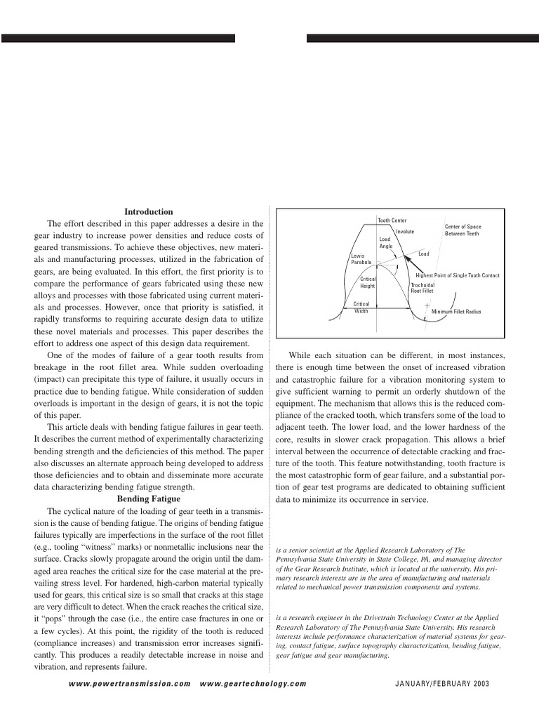 Article - Experimental Characterization of Bending Fatigue Strength in ...