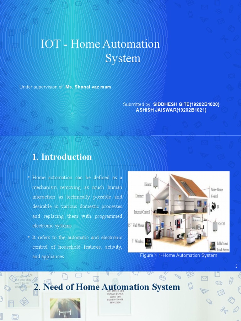 IOT - Home Automation System | PDF | Internet Of Things | Automation