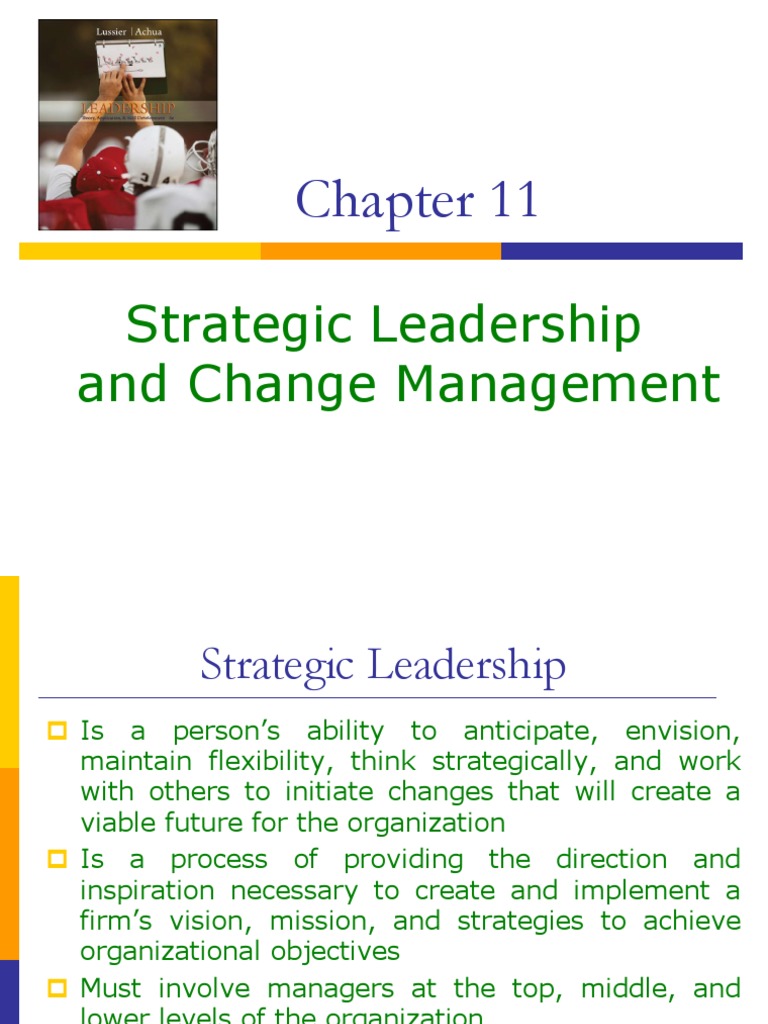 50 - Strategic Leadership and Change Management | PDF | Strategic ...