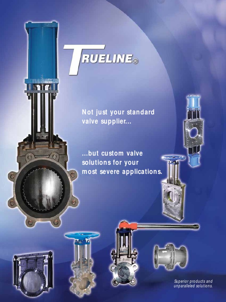 Trueline Knife Gate Valve Overview | PDF | Valve | Screw