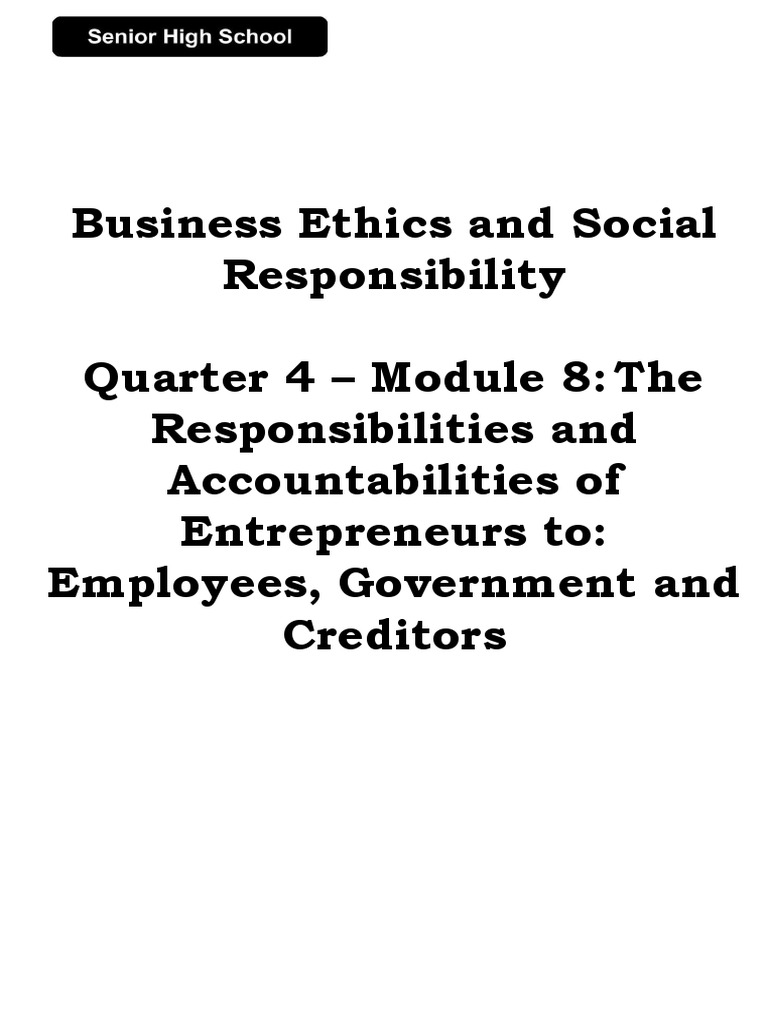 Business Ethics - Module 8 | Download Free PDF | Workers' Compensation ...