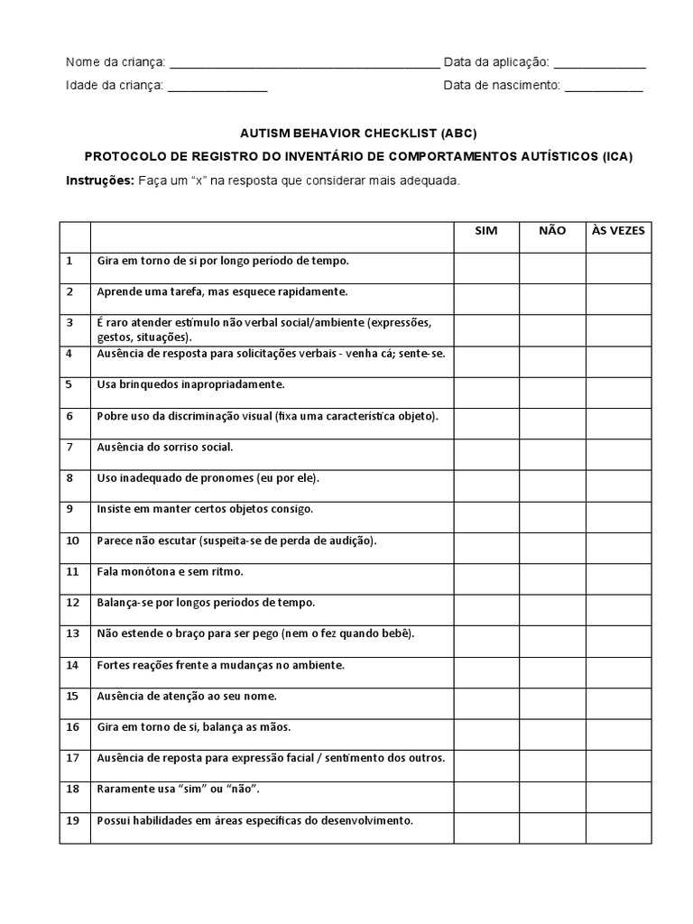 Escala ABC | PDF | Science | Ciência e Tecnologia