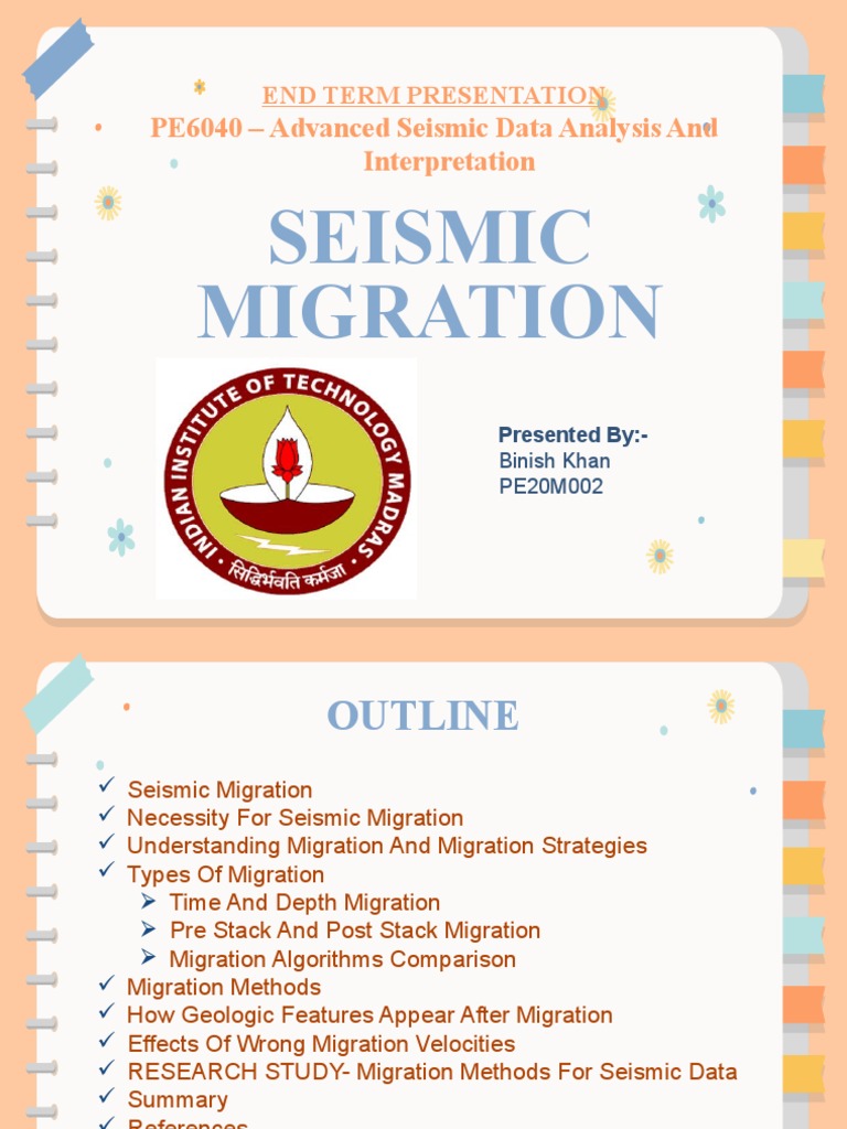 PE20M002 Seismic Migration | PDF | Reflection Seismology | Applied And ...