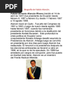 Biografia de Vicente Ramon Roca | PDF