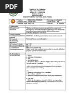 Lesson Plan in English - Expanded Definitions of Words | PDF