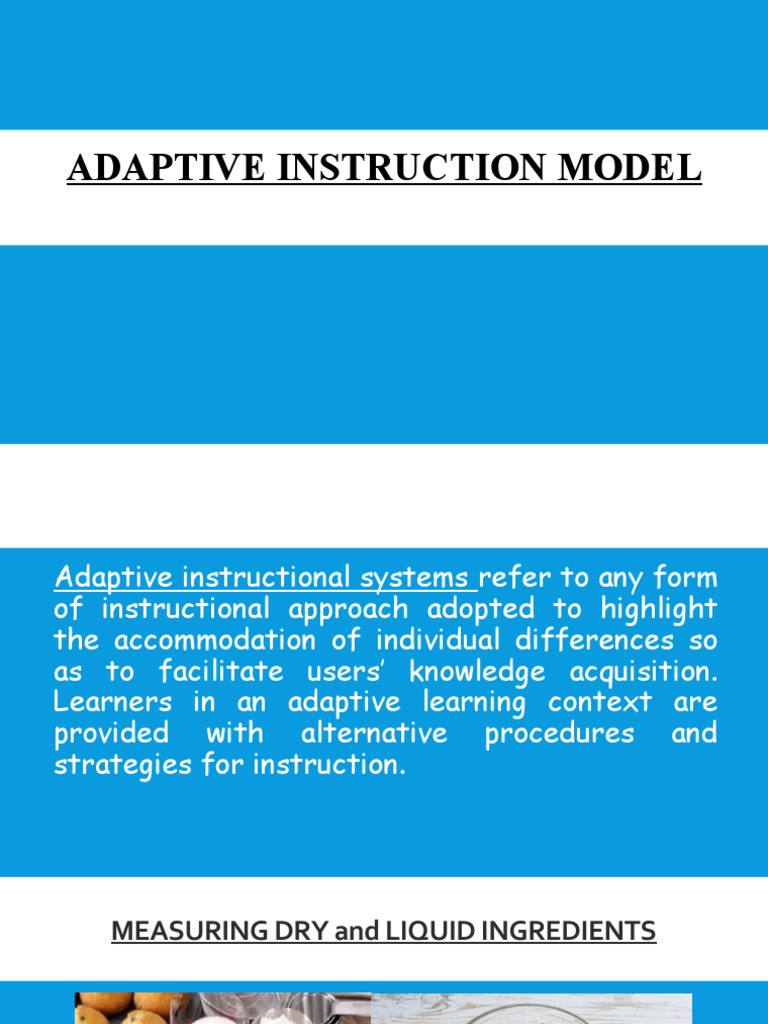 Adaptive Instruction Model | Download Free PDF | Learning | Education ...