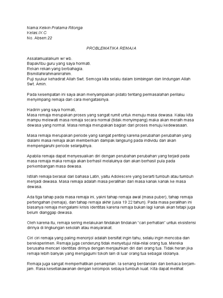 Membuat Teks Pidato 2 | PDF