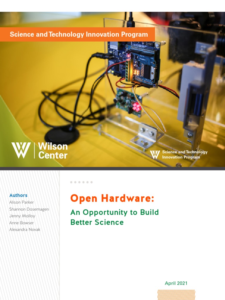 Open Hardware: An Opportunity To Build Better Science | PDF | 3 D ...