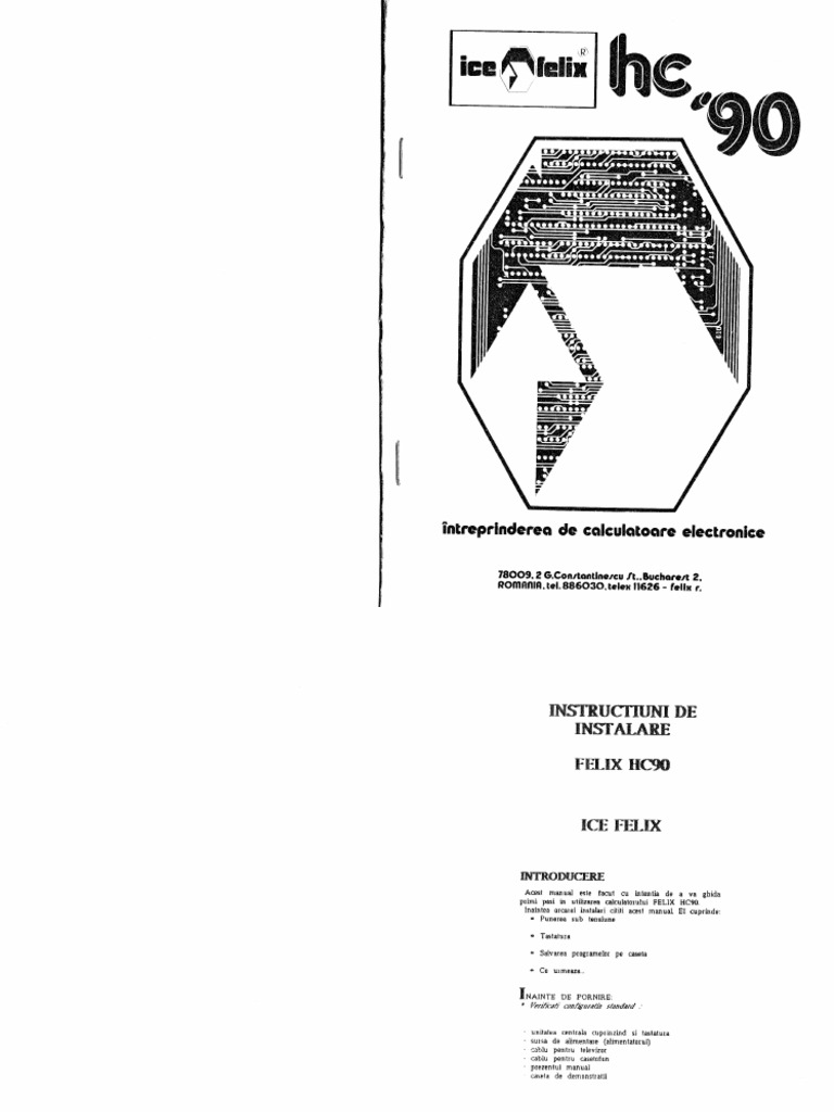 Ice Felix - Manual Hc90 | PDF