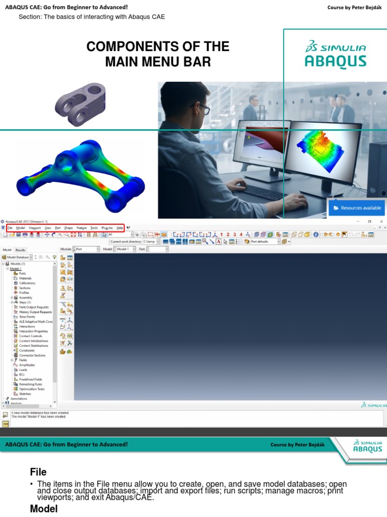 Components of The Main Menu Bar: Section: The Basics of Interacting ...