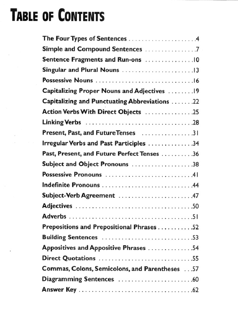 Scholastic Success With Grammar Grade 6 PDF | PDF