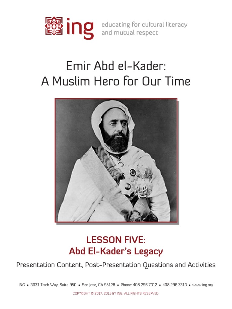 Emir Abd El-Kader: A Muslim Hero For Our Time | PDF | Interfaith ...
