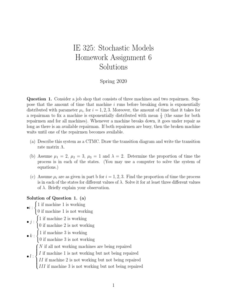 Homework 6 Solutions | PDF | Statistical Theory | Probability Theory