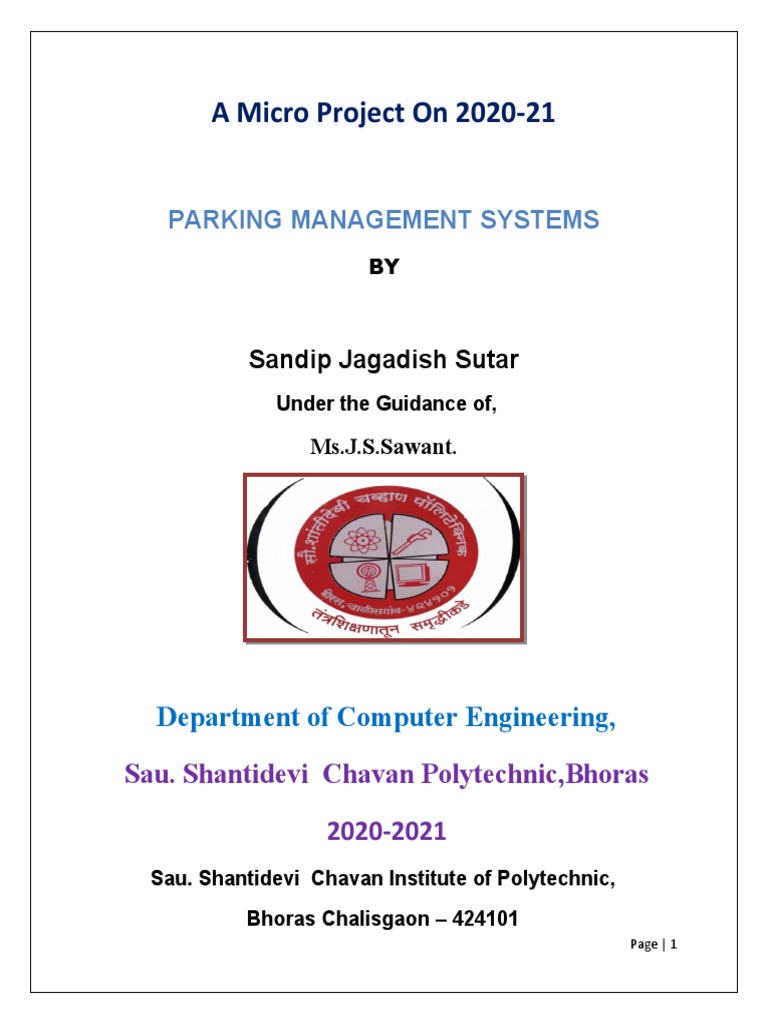 Parking Management System Parking Manage | PDF | Software Testing ...