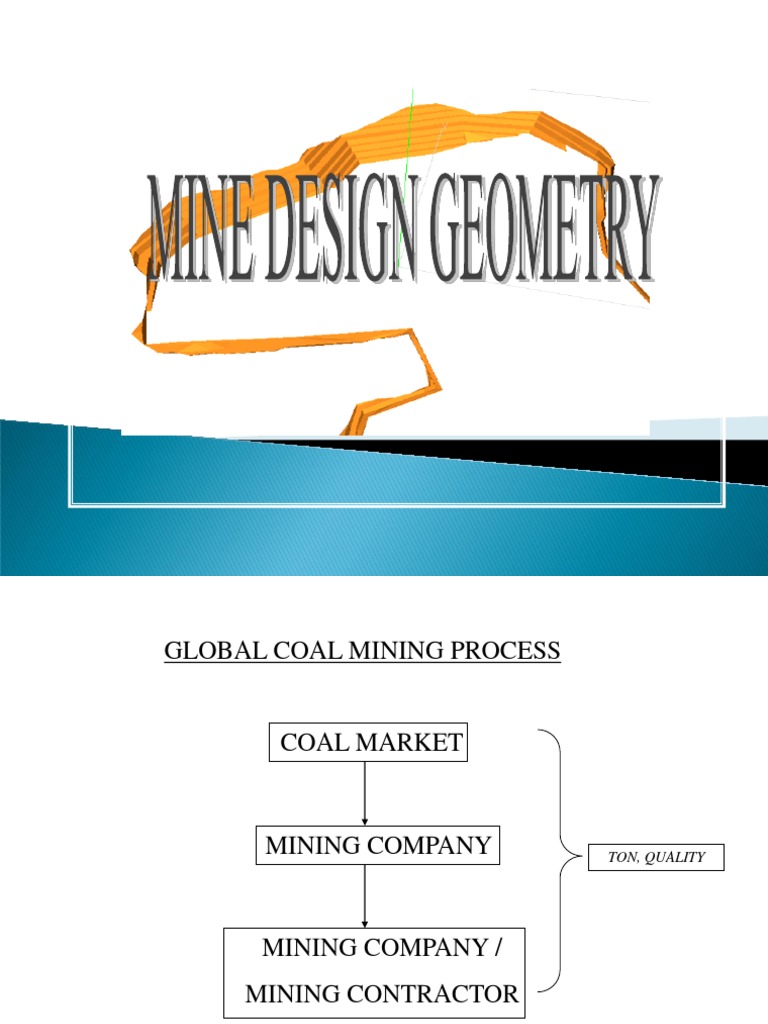 Desain Geometri Tambang Batubara | PDF