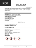 Hyprox 500 MSDS | PDF | Personal Protective Equipment | Hydrogen Peroxide
