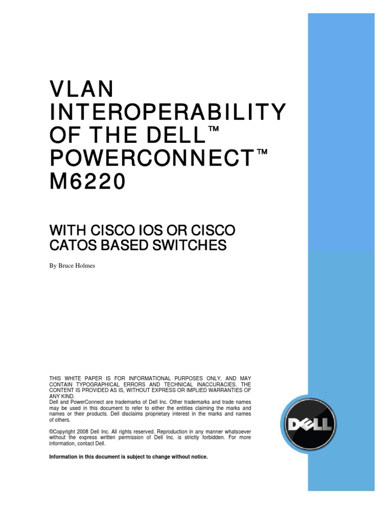 Dell PowerConnect Switch PWCNT VLAN Interoperability | PDF | Network ...