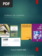 Análise de Conteúdo Da Bardin em TRÊS ETAPAS SIMPLES! | PDF | Método científico | Dados