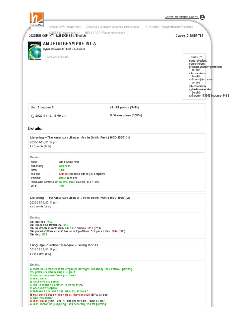 Am Jetstream Pre-Int A: Details | PDF