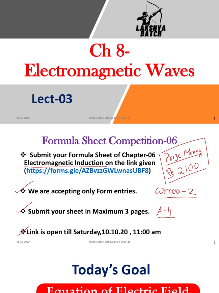 Em Waves Lec3,4,5 | PDF | Waves | Energy Level
