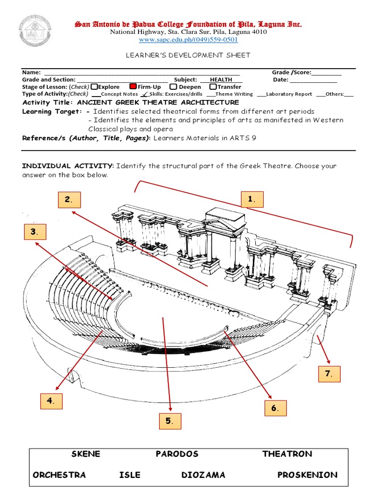 Lds2-Ancient Greek Theatre Architecture | PDF
