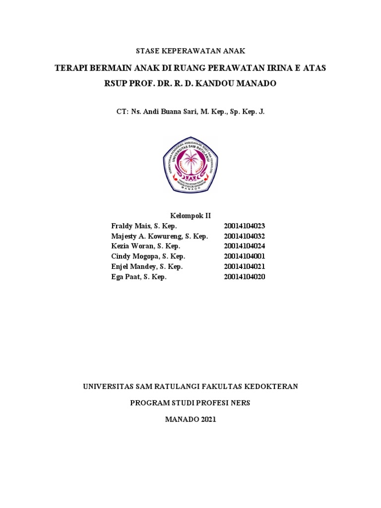 Proposal Terapi Bermain-1 | PDF