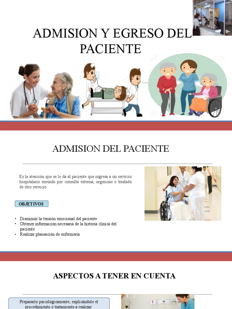 Admision y Egreso Del Paciente | PDF | Historial médico | Hospital