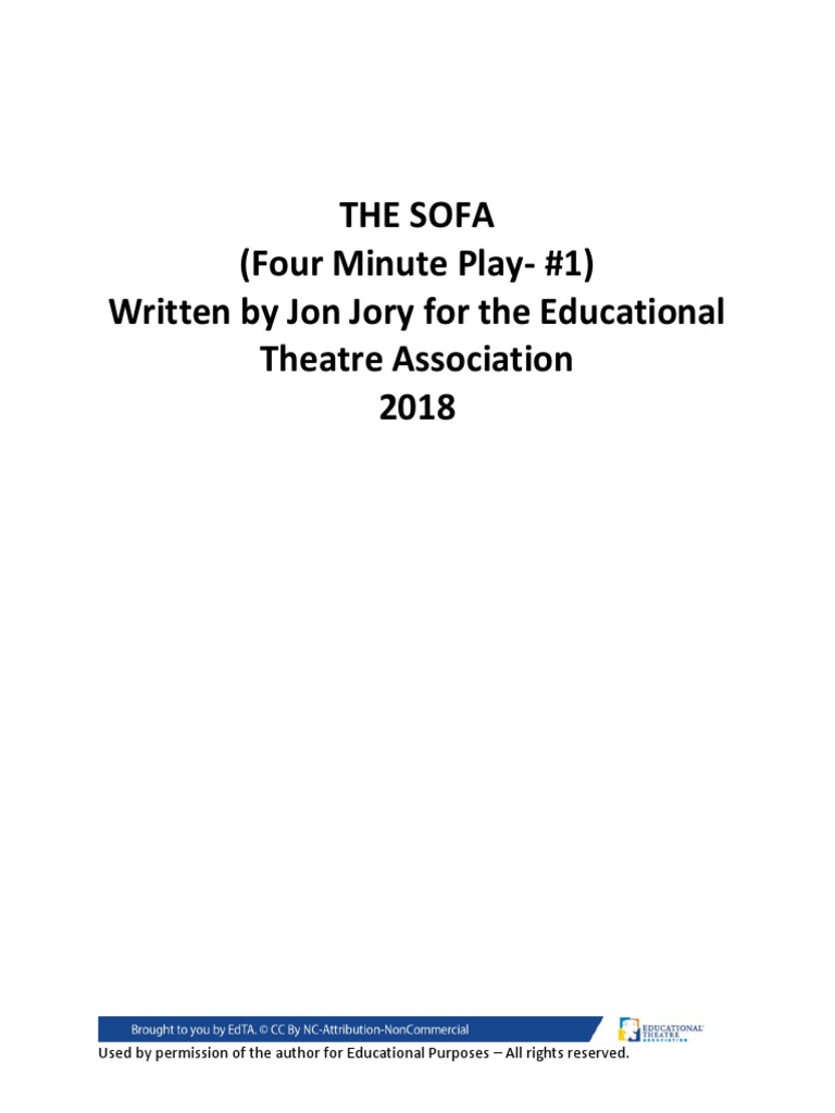 Jon Jory's Four-Minute Play Scripts | PDF