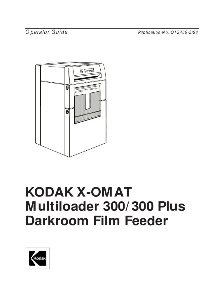 Kodak X-Omat Multiloader 300 Film Feeder - User Manual | PDF | Damages ...