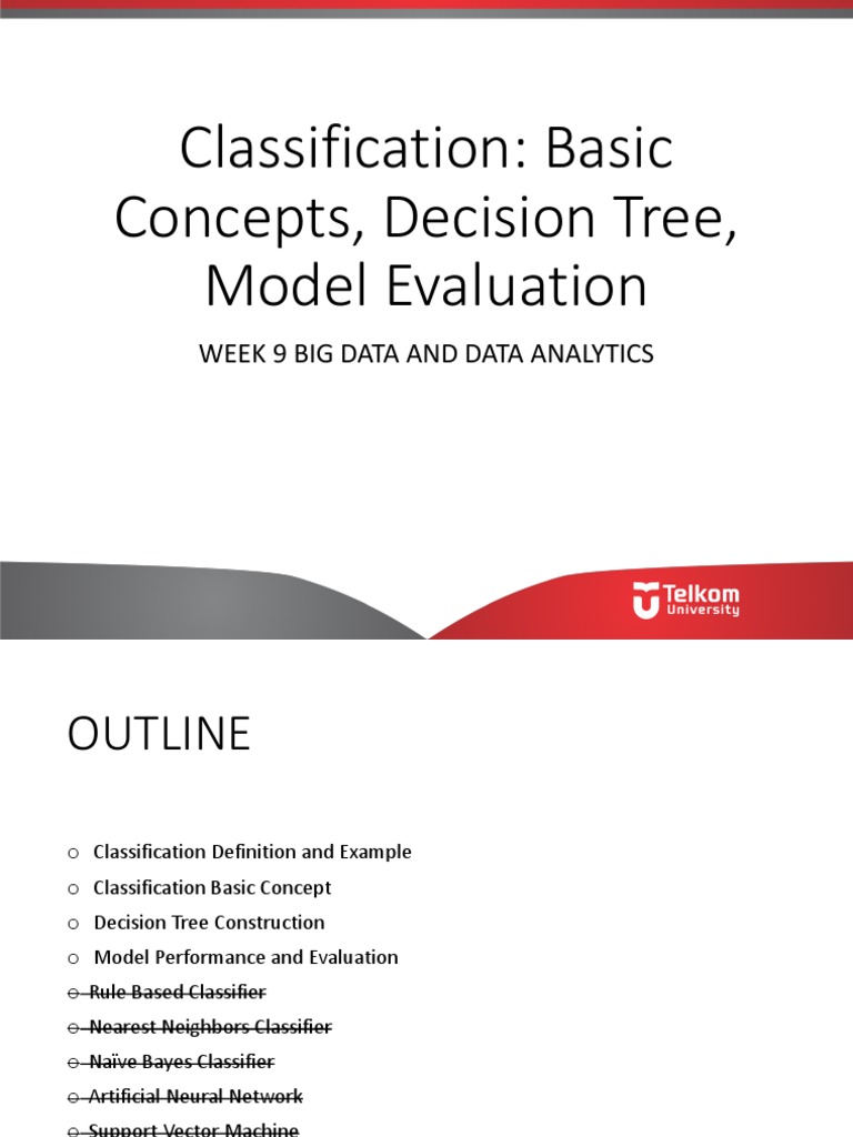 7 - Classfication - Concept - DecisionTree - Evaluation | PDF ...