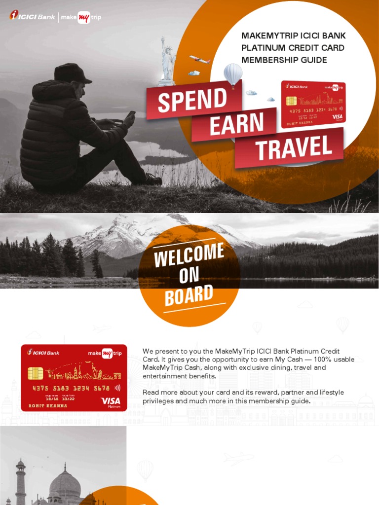 Makemytrip Icici Bank Platinum Credit Card Membership Guide | PDF ...