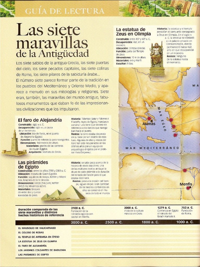 Historia y Vida.000 - Artículo.-Las Siete Maravillas de La Antigüedad ...