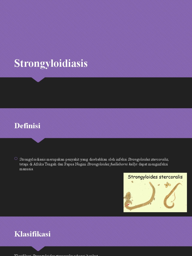 Panduan Strongyloidiasis | PDF | Sains & Matematika