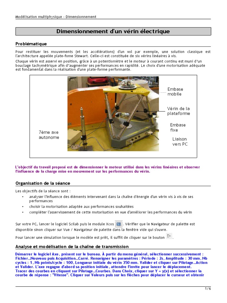 6115 Enonce Verin 6 Axes | PDF | Masse | Rotation