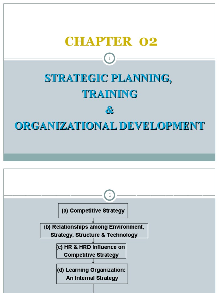 Strategic Planning, Training & Organizational Development | PDF ...