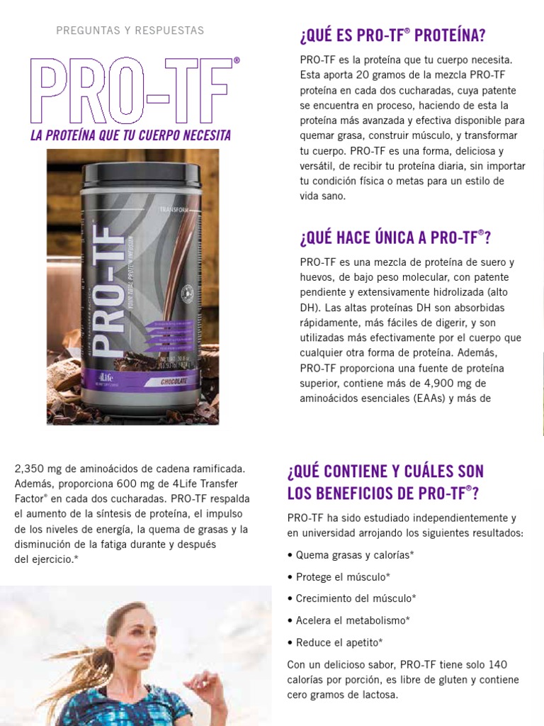 ProTF-preguntas y Respuestas | PDF | Proteínas | Leche