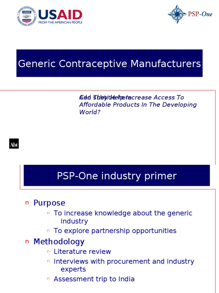Generic OCP manufacturers | Birth Control | Generic Drug