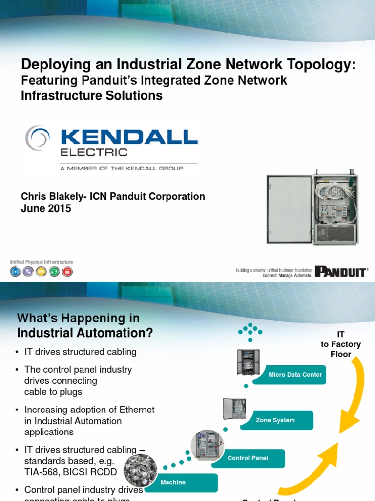 T5 - Deploying and Industrial Zone Network Topology Panduit | PDF ...