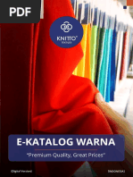 Katalog Warna Kain Knitto | PDF | Textiles