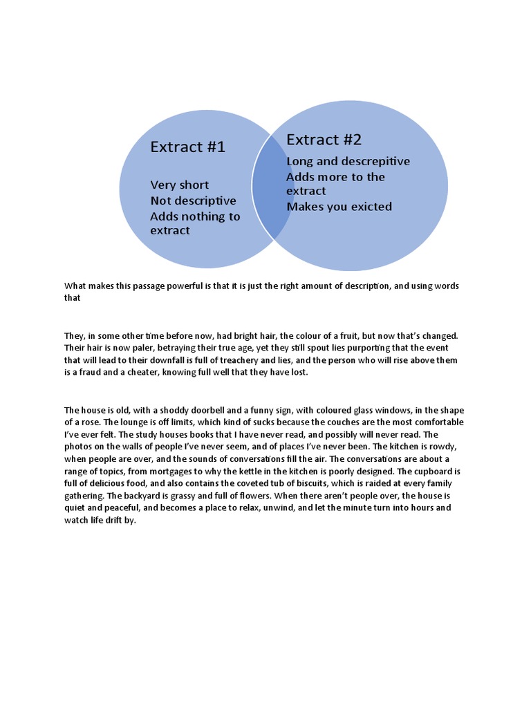 What Makes This Passage Powerful Is That It Is Just The Right Amount of ...